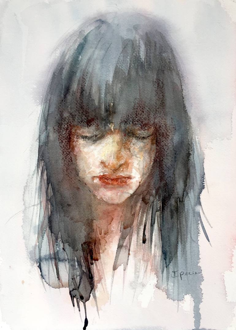 Moon Painting by Ilaria Perini | Saatchi Art