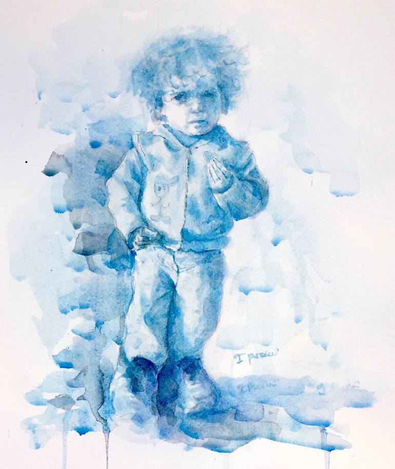 Luna Painting by Ilaria Perini | Saatchi Art