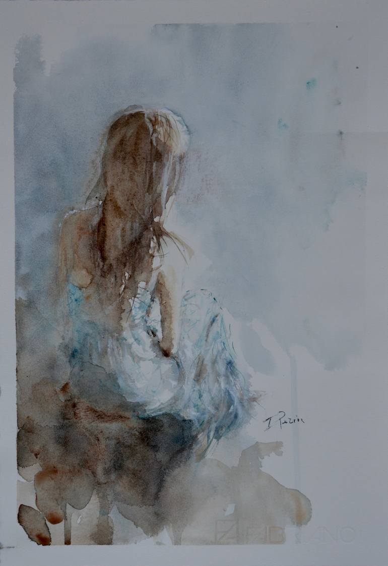 Waiting.. Painting by Ilaria Perini | Saatchi Art