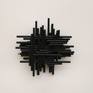 Wall Art - Black Tourmaline (small) Sculpture by Ward Strootman ...