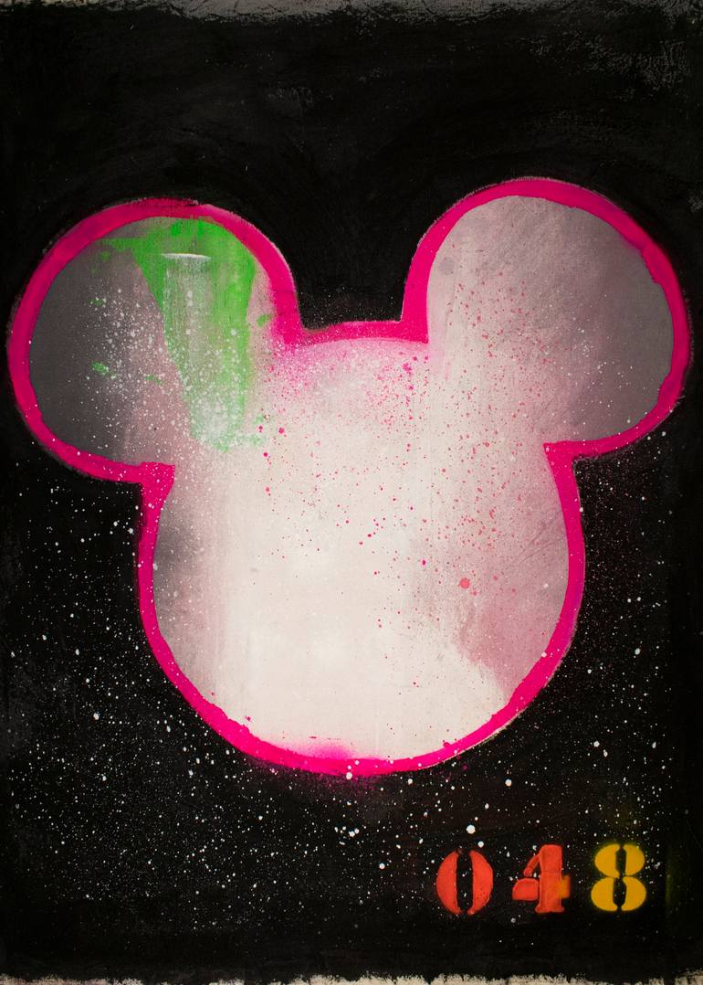 #48 mickey the cult Painting by The Pochoclera | Saatchi Art