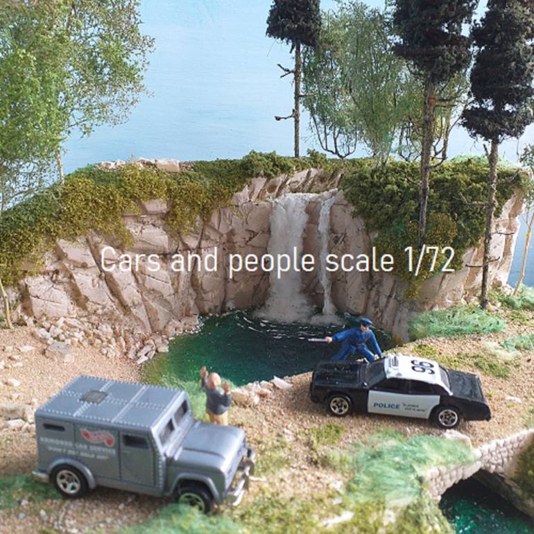 model landscape display diorama Sculpture by Tim Huurman | Saatchi Art