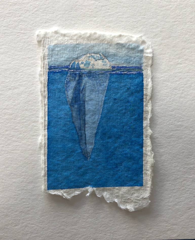 POCKET ICEBERG #5 Painting by Ken Reker | Saatchi Art
