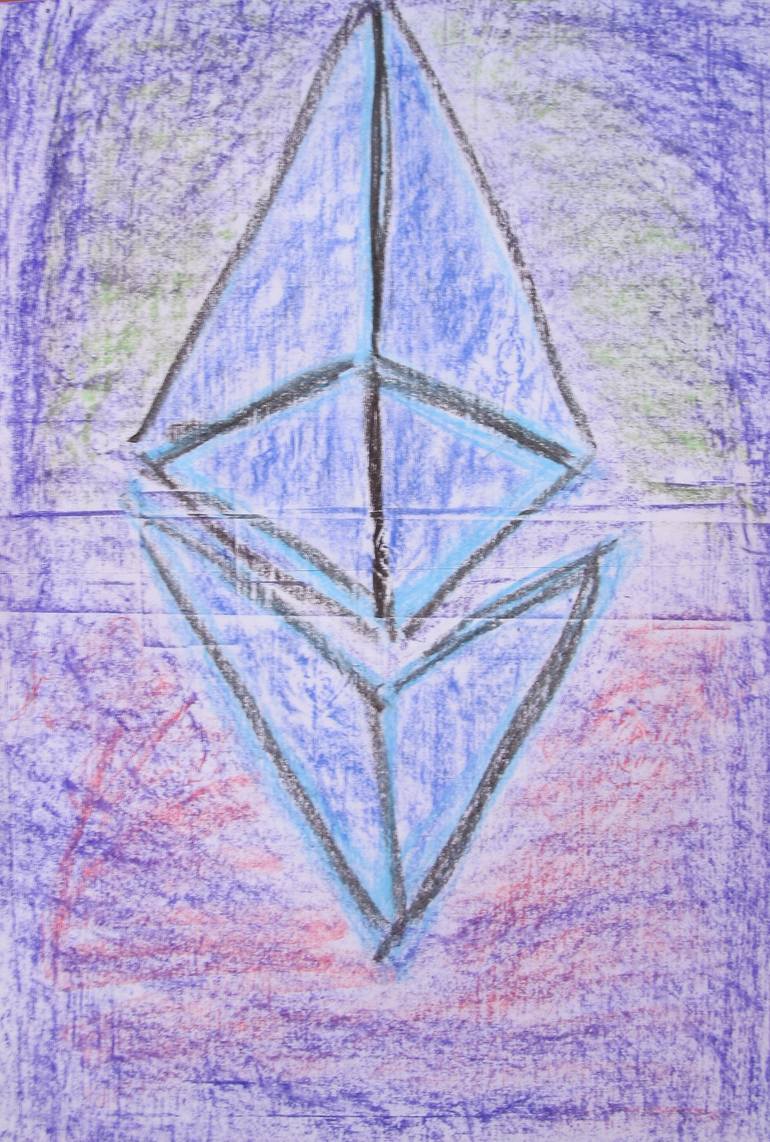 Ethereum Painting by Evgenii Tolkachev | Saatchi Art