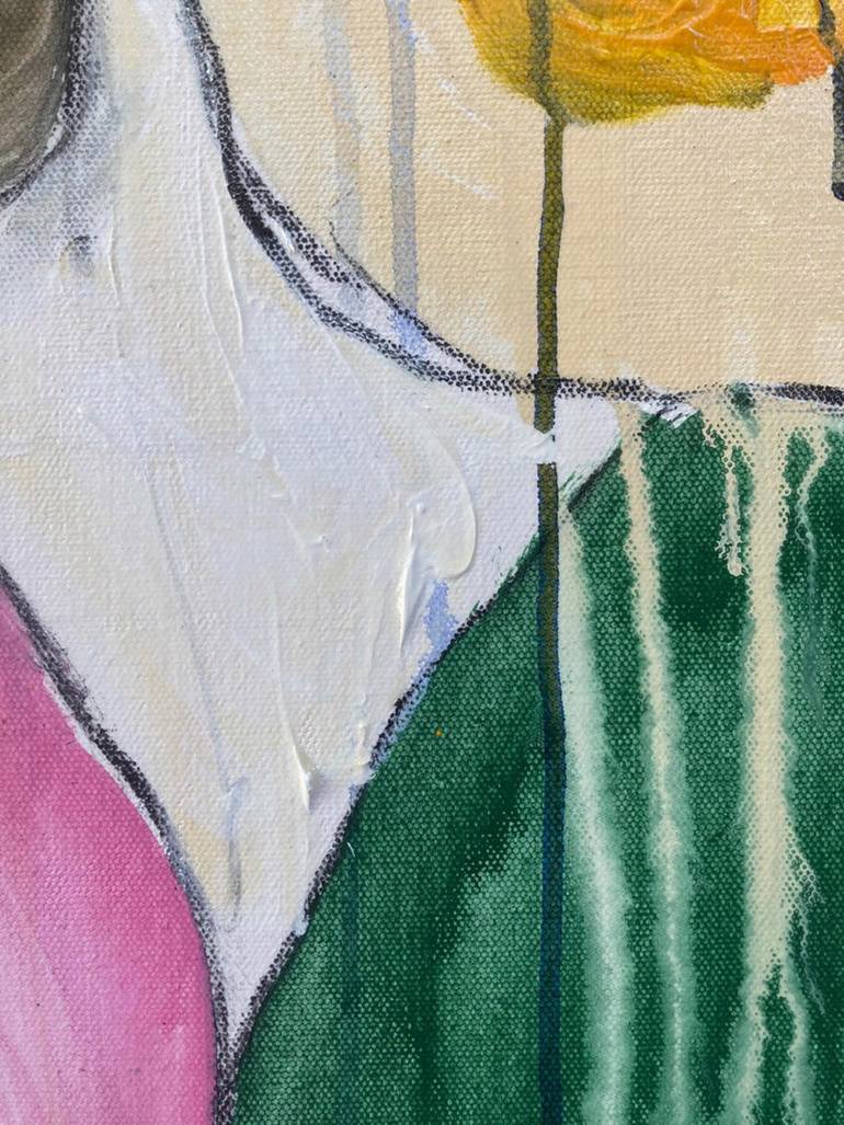 Large Gridish #25 - Contemporary Multimedia Abstract Painting Painting ...