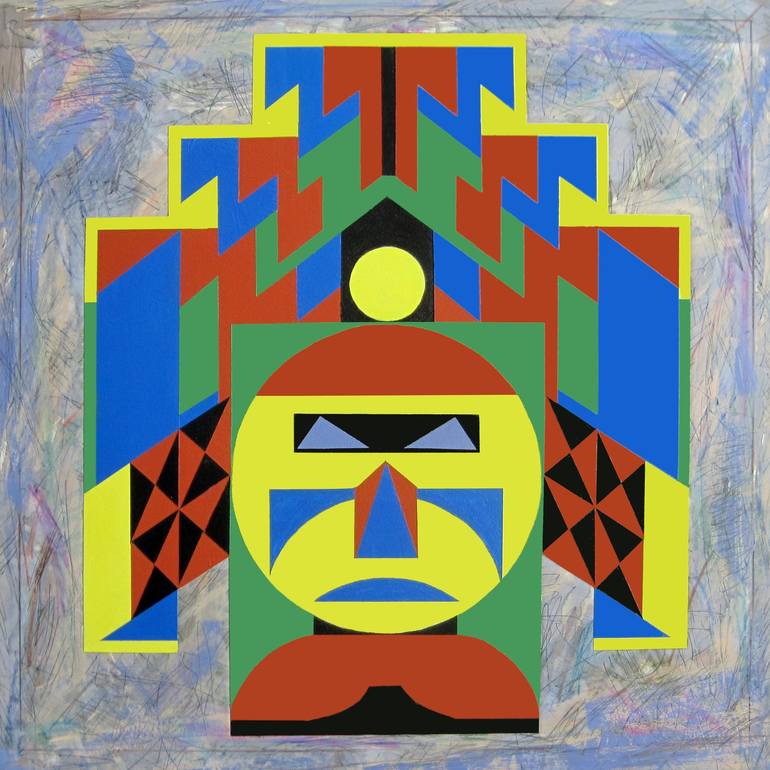 Kachina Painting by Richard Newman | Saatchi Art