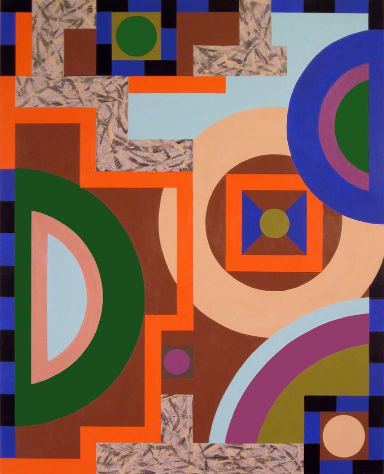 A Circle Affair Painting by Richard Newman | Saatchi Art