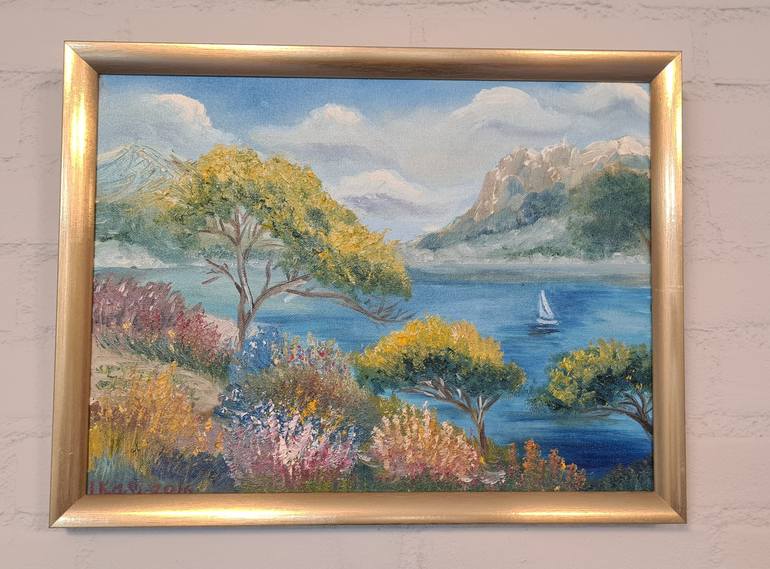 Art & Collectibles Painting Wall art Italian Riviera original oil ...