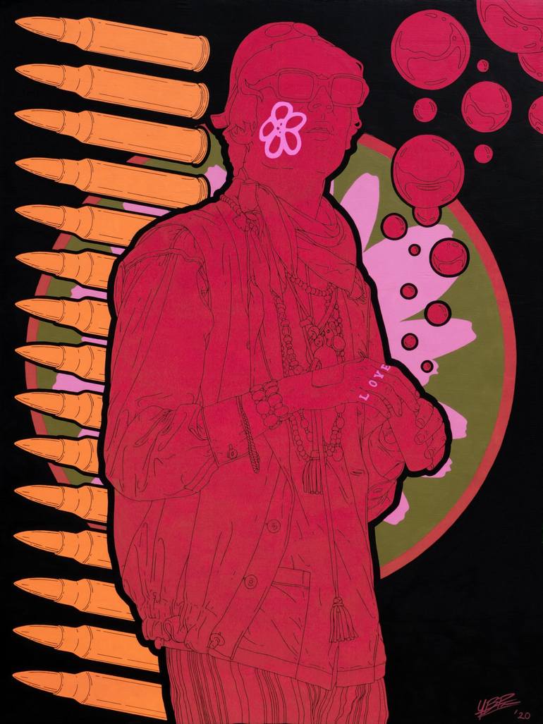 Flower Child Painting by Hunter Pearson | Saatchi Art