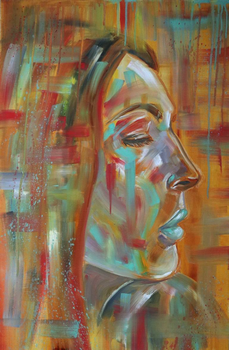 Ler La Fleur Painting by Evgeniy Borel | Saatchi Art