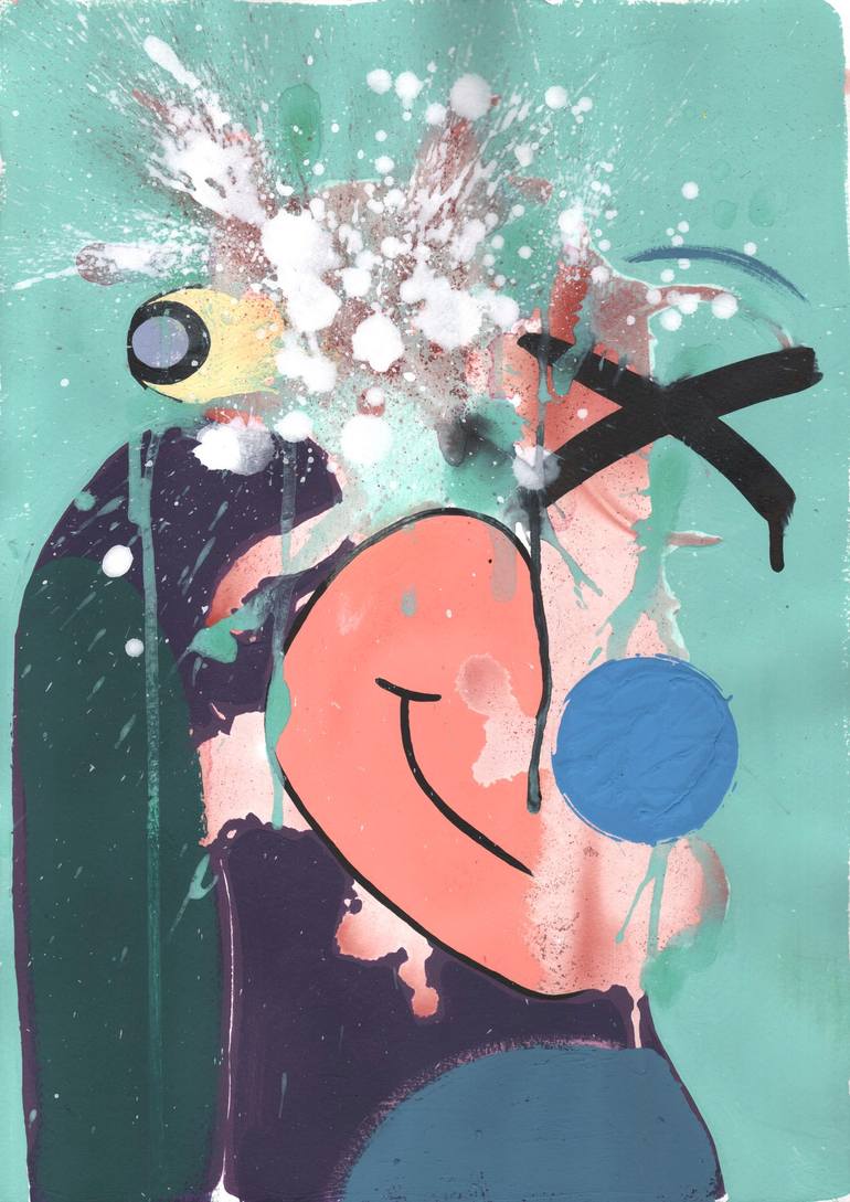 Exploding Head Art