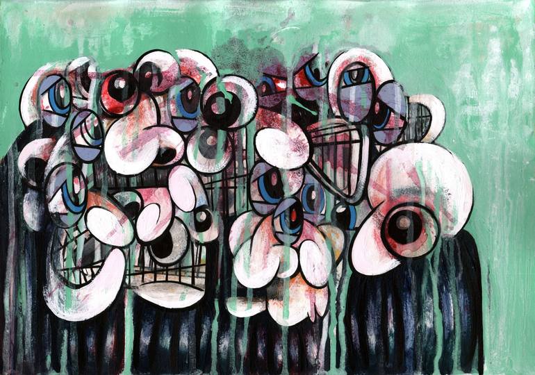 Oh God 3 Painting by Duncan McAfee | Saatchi Art