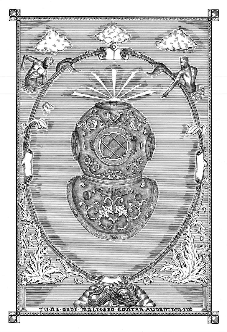 Coraggio Drawing by Andrea Caocci | Saatchi Art