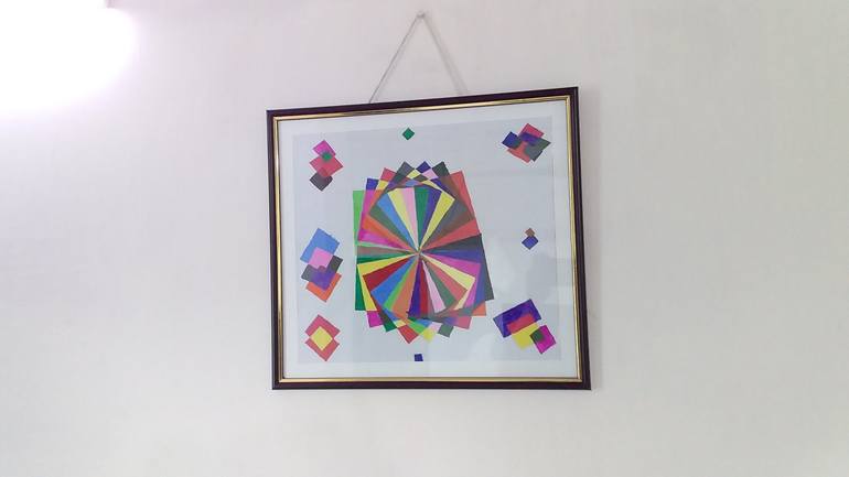 Circular Squares Painting by Mahir Buksh | Saatchi Art