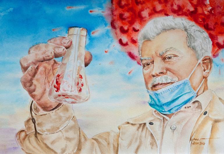 Prematurely delighted Painting by Oleksandr Kulichenko | Saatchi Art