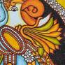 Maha Vishnu - Kerala Mural Painting Painting by Anila Manalil | Saatchi Art