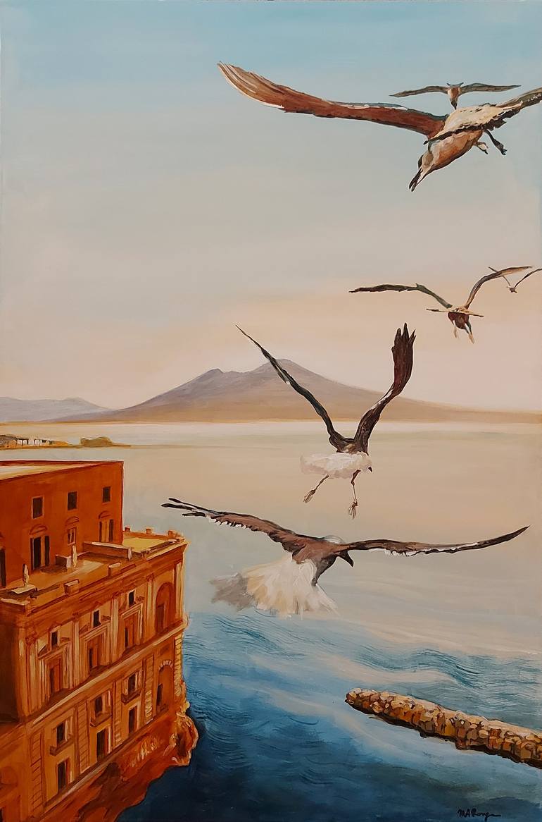 Palazzo Donna Anna Painting by Marco Ronga | Saatchi Art