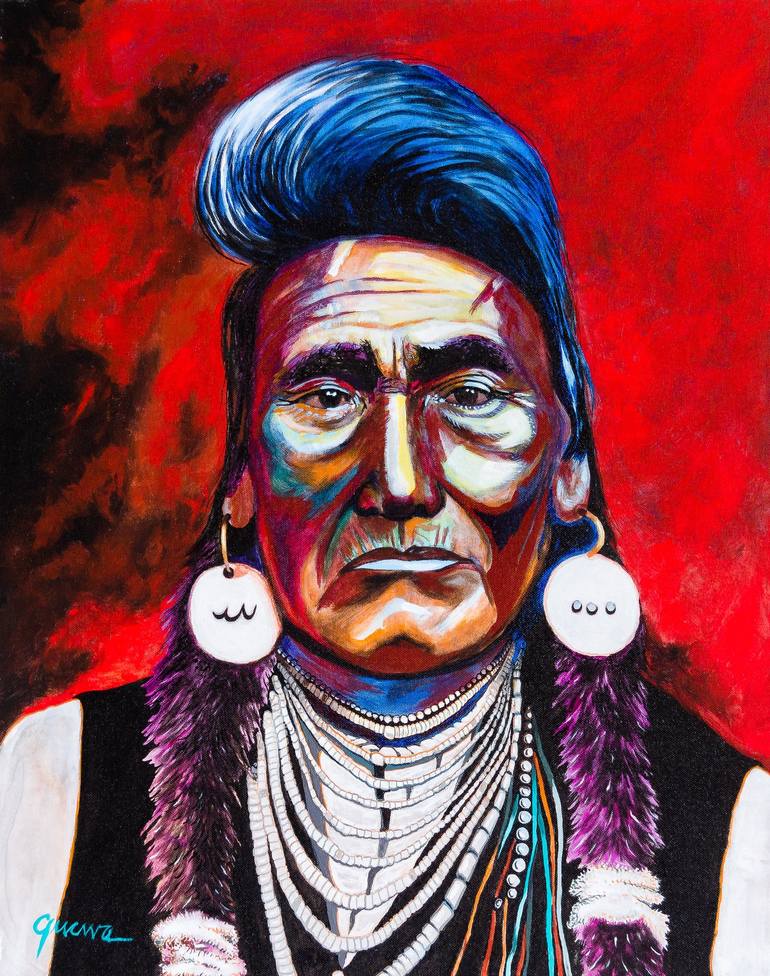 Chief Joseph Painting by James Kingneon Gucwa | Saatchi Art