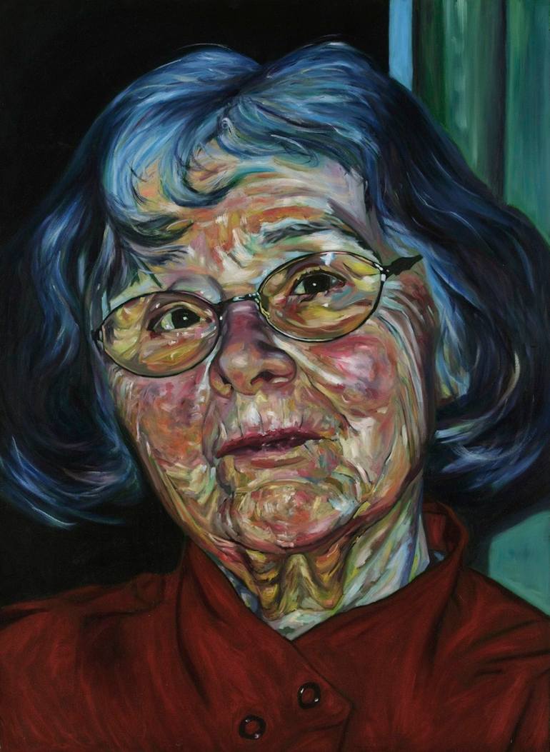 Just Before She Passed Away.... Painting by Christopher Zinner ...