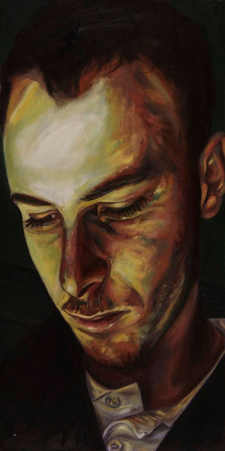 Bottled Up Inside Painting by Christopher Zinner | Saatchi Art