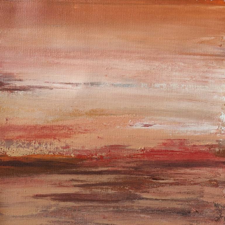 Rustic - Brown Textured Abstract Painting for Living room Painting by ...