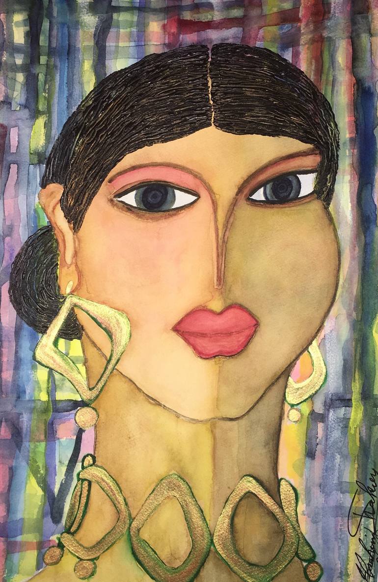 Future vision Painting by Ibrahim Shaker | Saatchi Art