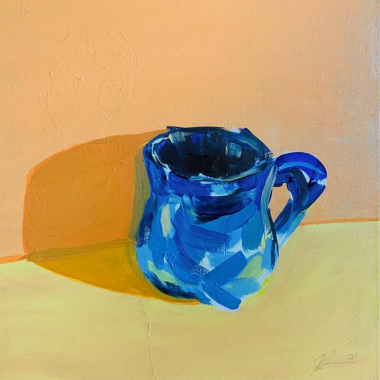 Wabi-sabi Mug Painting by Roshane Stephenson | Saatchi Art