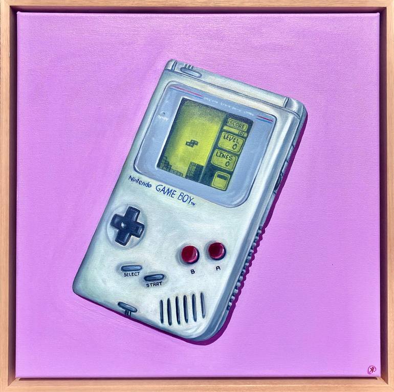 Game Boy Painting by Kate Revill | Saatchi Art