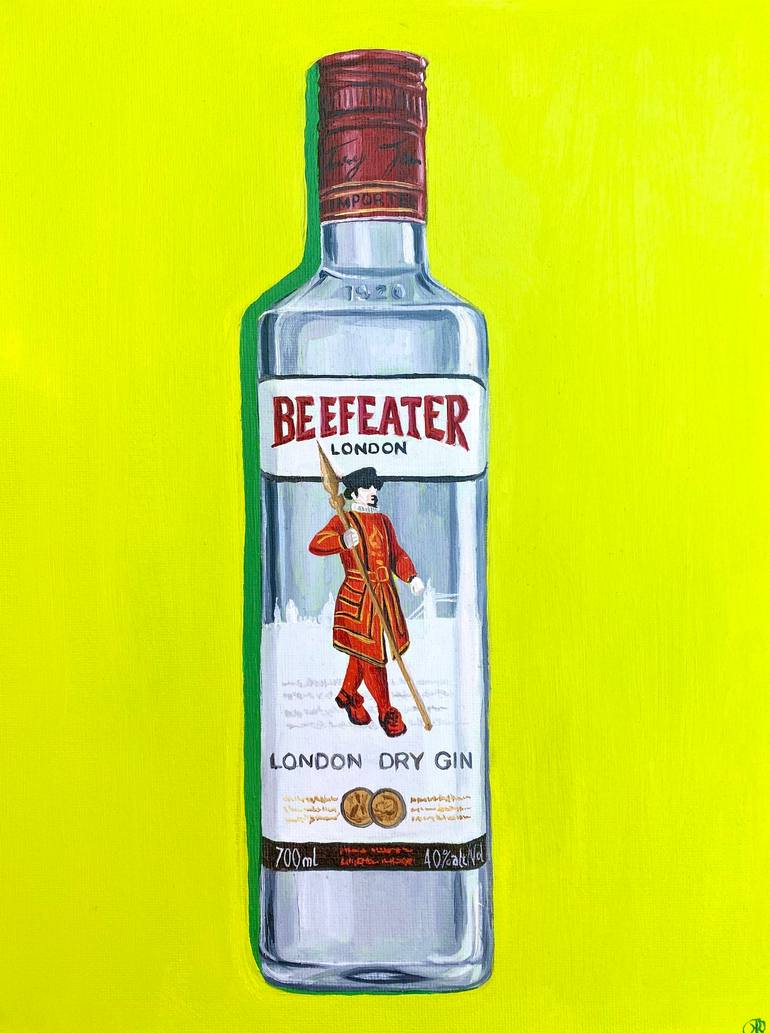Beefeater Painting by Kate Revill | Saatchi Art