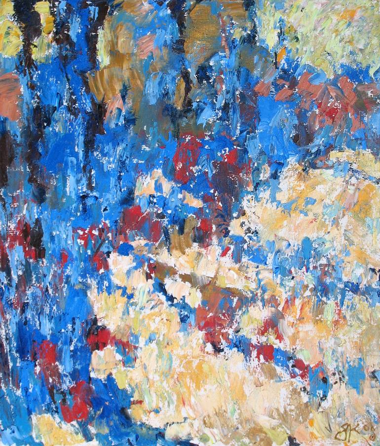 In One Breath. Painting by Vadim Kolobovnikov | Saatchi Art