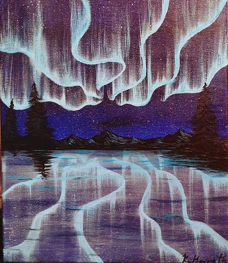 Reflecting light Painting by Kitti Horvath | Saatchi Art