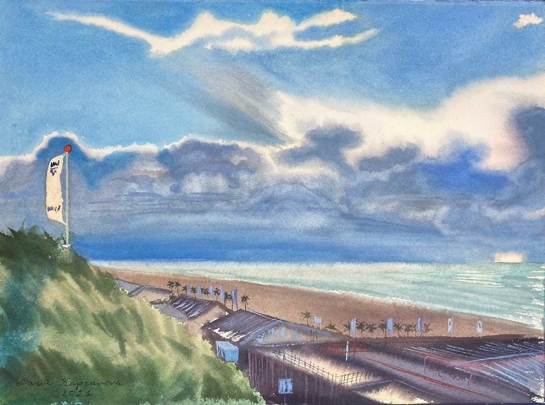 Seaside Painting by Maria Biryukova | Saatchi Art