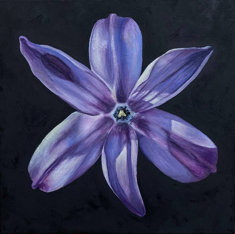 Hyacinth Painting by Pascale Calcutt | Saatchi Art