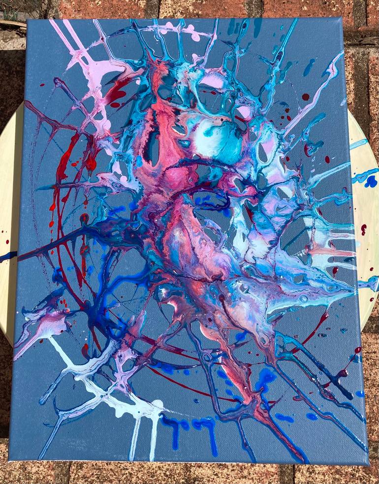 Fire and Ice Painting by Lisa Roach | Saatchi Art