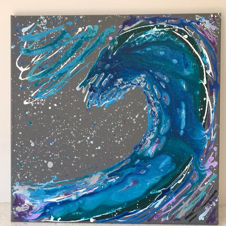 The Night Wave Painting by Lisa Roach | Saatchi Art