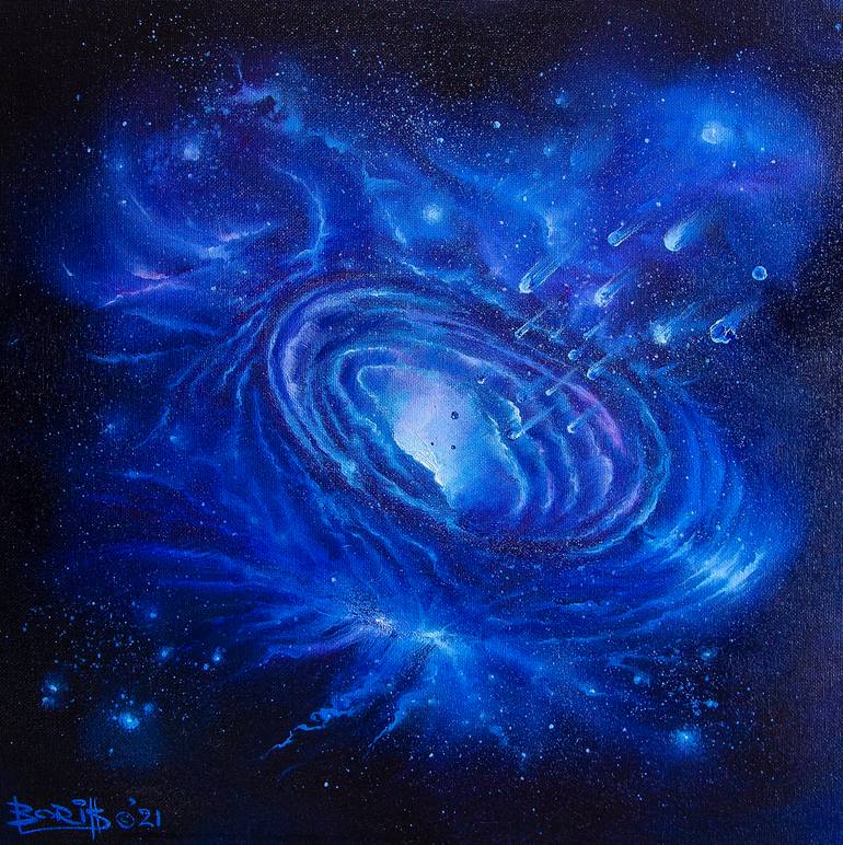 COSMIC VORTEX Painting by Boris Sizov | Saatchi Art