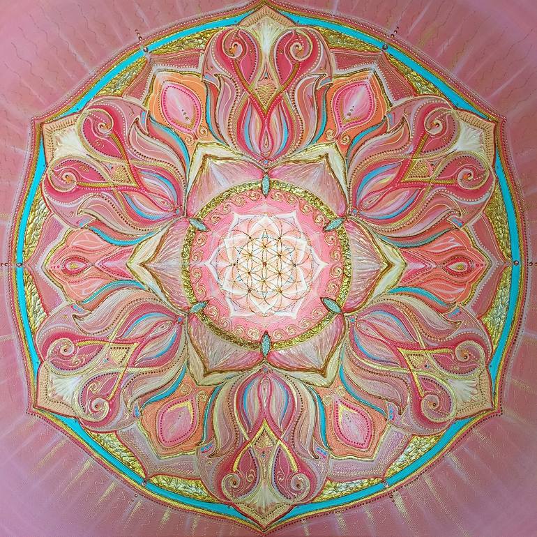 Soul opening mandala Painting by Veronika Suvorova | Saatchi Art