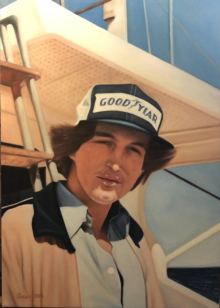 AUTORRETRATO OSCAR Painting by Oscar Isaza | Saatchi Art