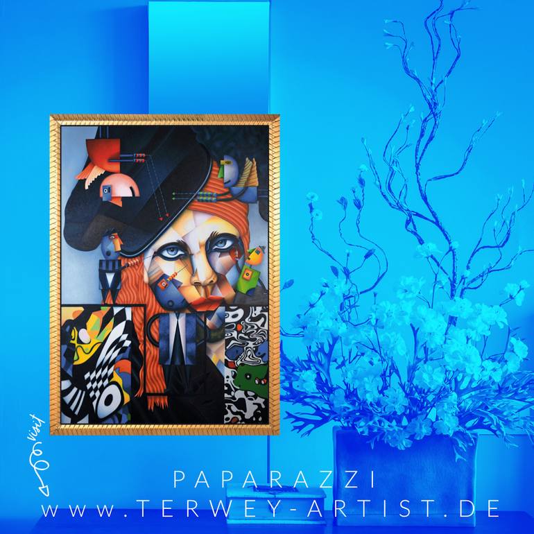 Paparazzi Painting by Bernd Terwey | Saatchi Art
