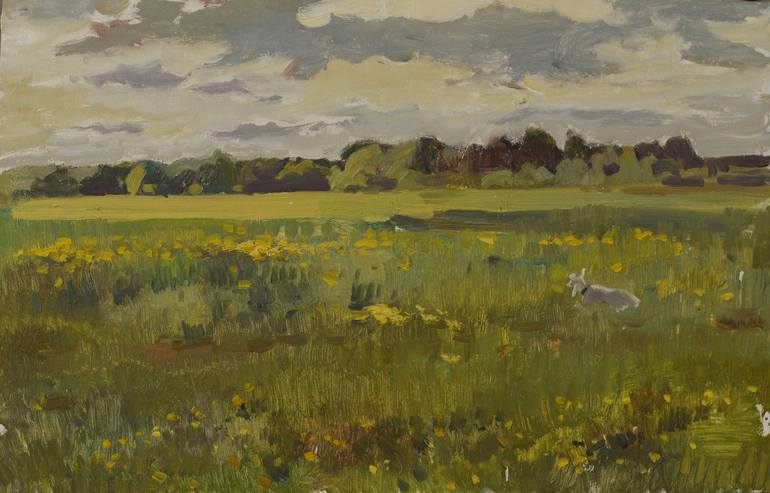 June Painting by Sergey Kudrin | Saatchi Art