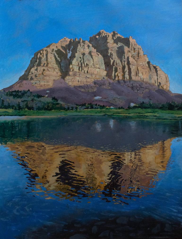 Red Castle Painting by Blake Neilson | Saatchi Art