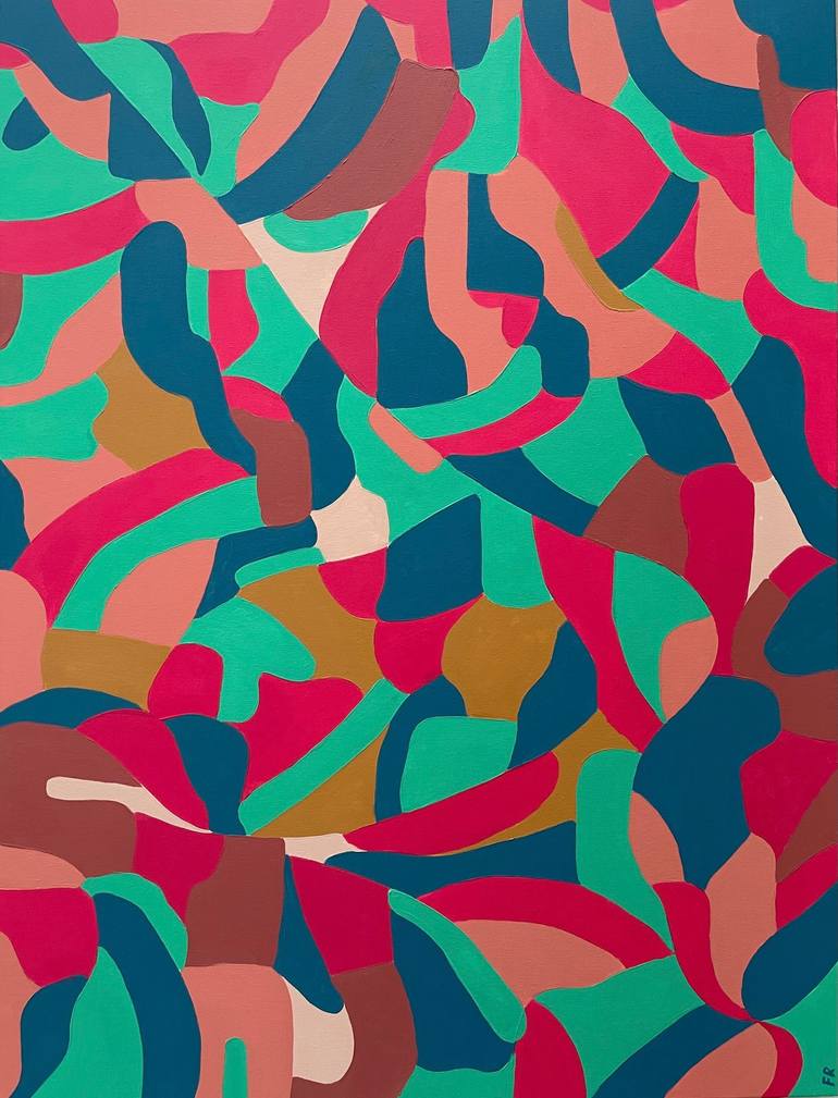 Moonlit Muse Painting by Filadelfa Rodriguez | Saatchi Art