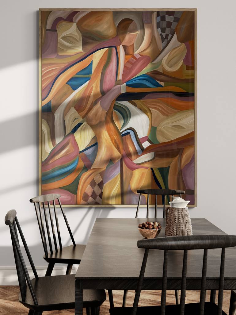 Quiet Balance Painting by Filadelfa Rodriguez | Saatchi Art