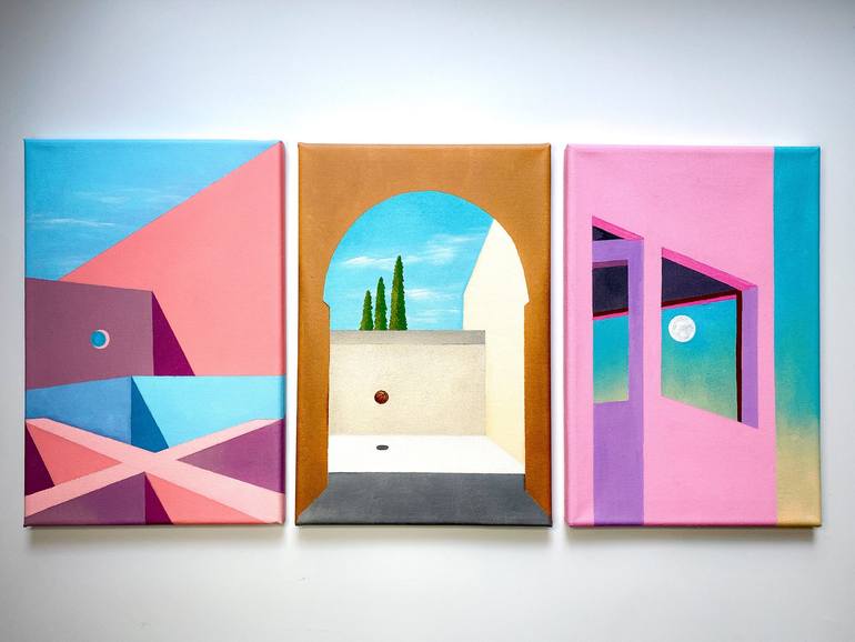 Portals Painting by Maria Bak | Saatchi Art