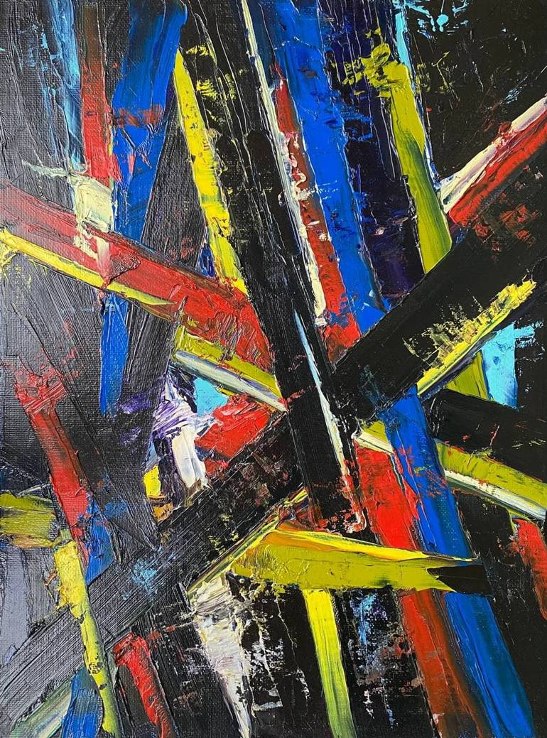 Intersections Painting by Maria Bak | Saatchi Art