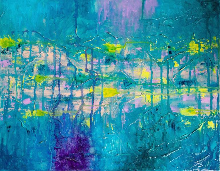 Rainy day in the city Painting by Maria Bak | Saatchi Art