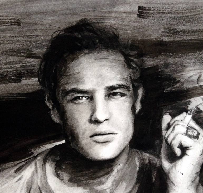 Young Brando Painting by Miranda Coleman | Saatchi Art