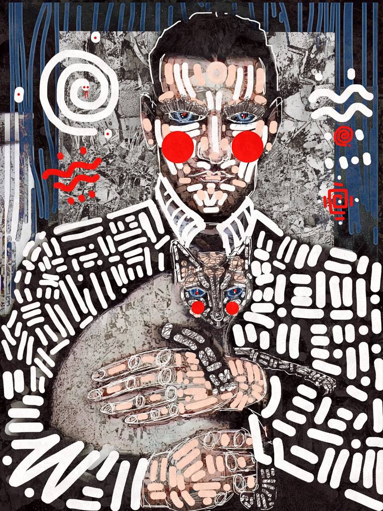 Aspid (The original artwork + NFT) Mixed Media by Alfred Stoll ...