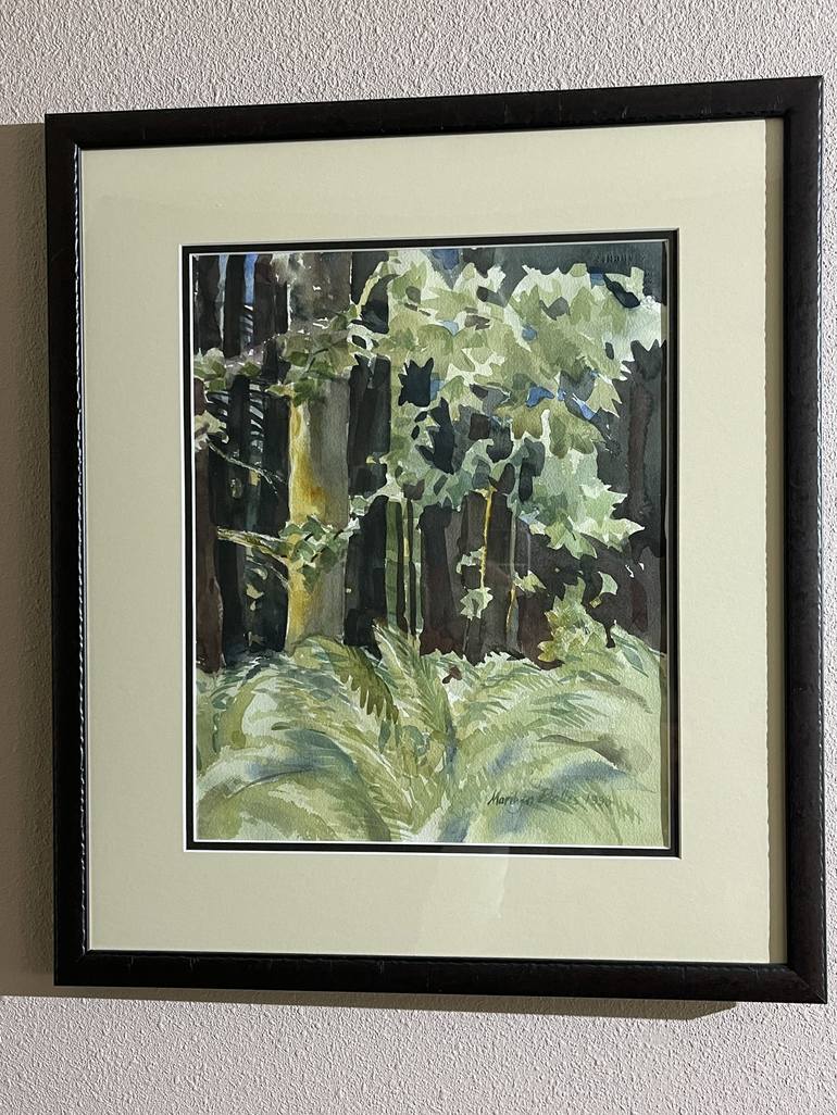 Into the Woods Painting by Marilyn Bolles | Saatchi Art