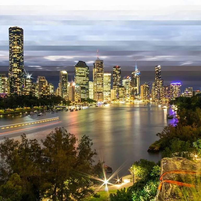 Kangaroo Point Sunset Photography by Matthew Brannelly | Saatchi Art